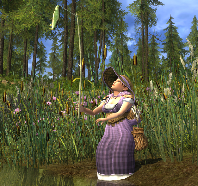 Reed fishing | Cosmetic Lotro