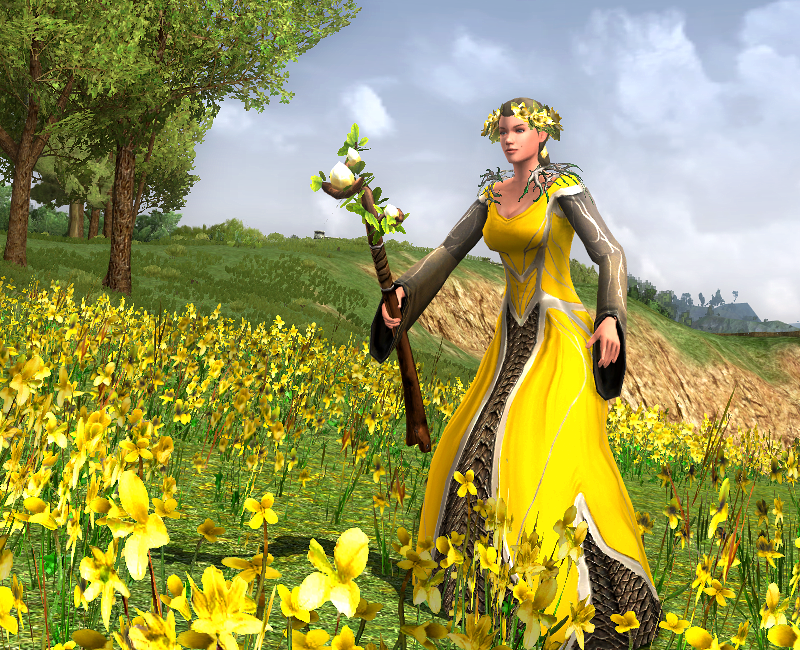 Golden blooms | Cosmetic Lotro